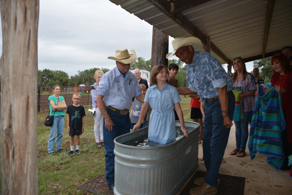 Baptism - Blanco Cowboy Church