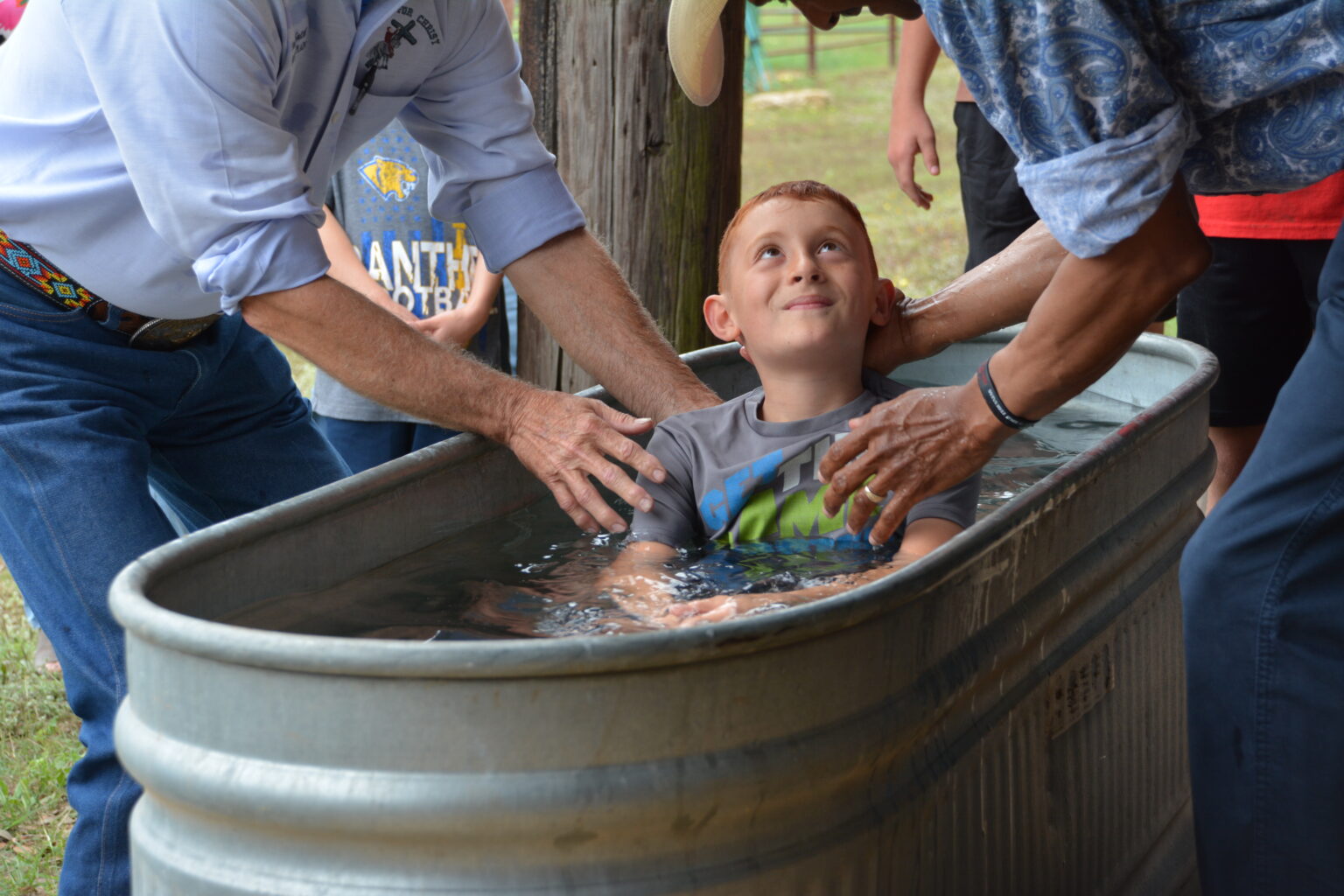 Baptism - Blanco Cowboy Church