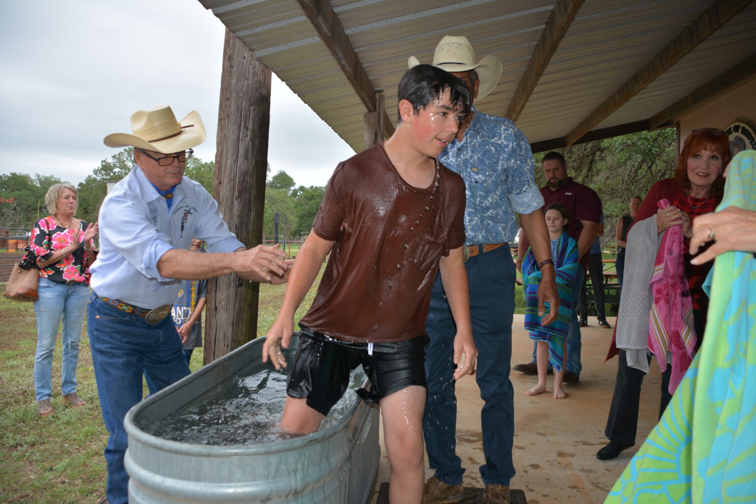 Baptism - Blanco Cowboy Church
