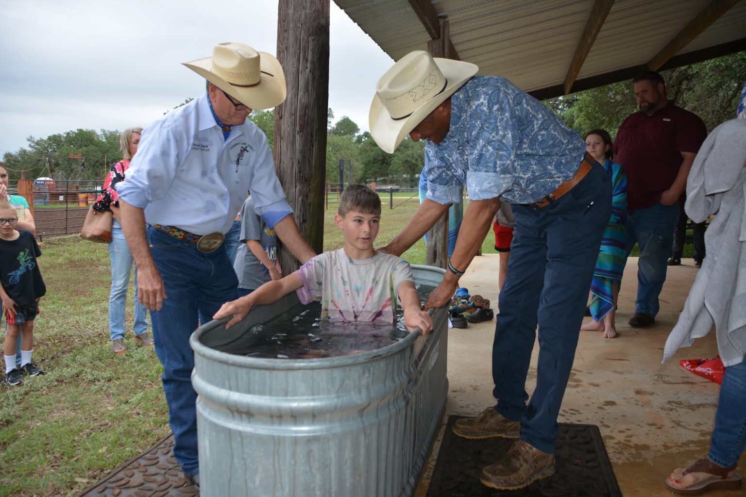 Baptism - Blanco Cowboy Church